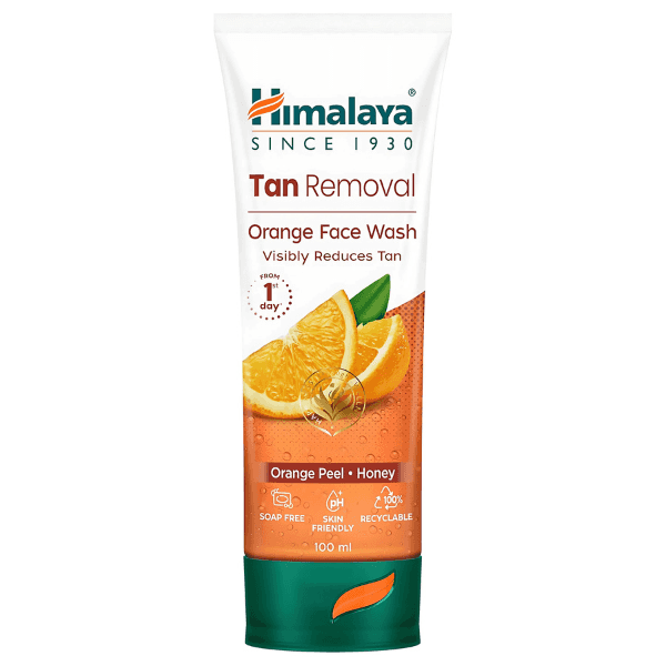 Himalaya Tan Removal Orange Face Wash | Brighten Your Skin