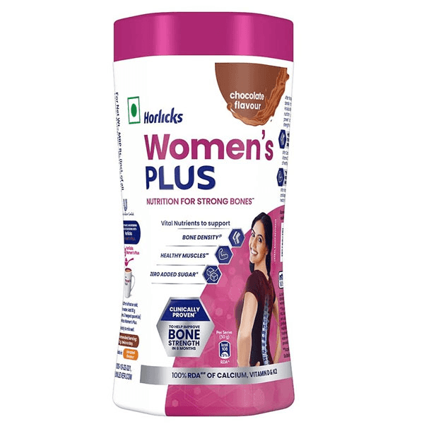 Horlicks Women'S Plus Chocolate Flavour 400 Gm (Jar)