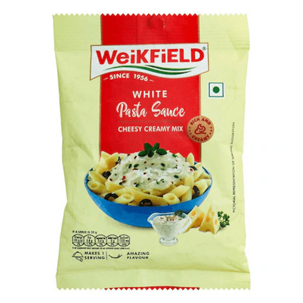 Weikfield White Pasta Sauce - Cheesy & Creamy Flavor