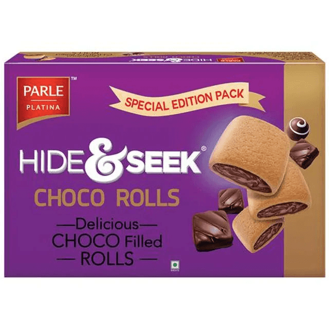 Parle Hide & Seek Choco Rolls 250 Gm