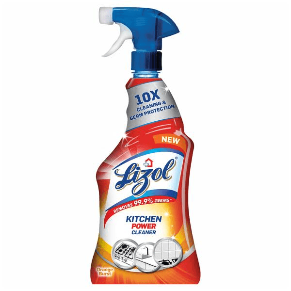 Lizol Disinfectant Kitchen Cleaner Orange Burst - Powerful Clean