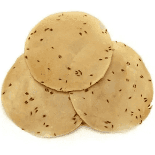 Good Quality 150 Gm Dev Jeera Rice Papad - Crunchy Snack