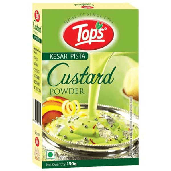 Tops Custard Powder Kesar Pista 130 Gm