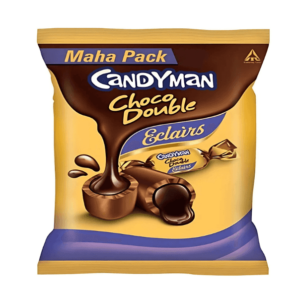 Candyman Choco Double Eclairs Toffee 175 Gm | Delicious Treat