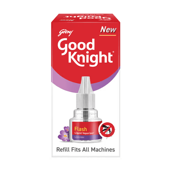 Best Price Godrej Good Knight Flash Lavender Liquid Vaporiser Refill 45 Ml