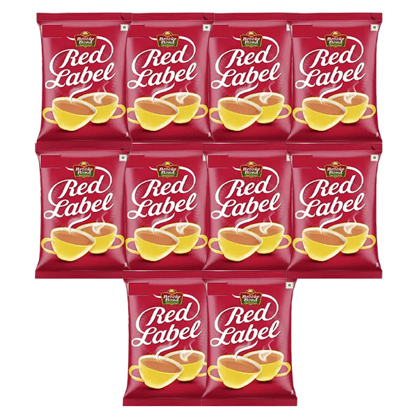 Brooke Bond Red Label Tea 1kg (10x100g) –Bold, Fresh & Strong