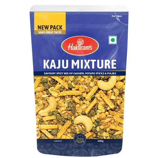 Haldiram'S Kaju Mixture 400g–Tasty, Crunchy Cashew Snack Mix