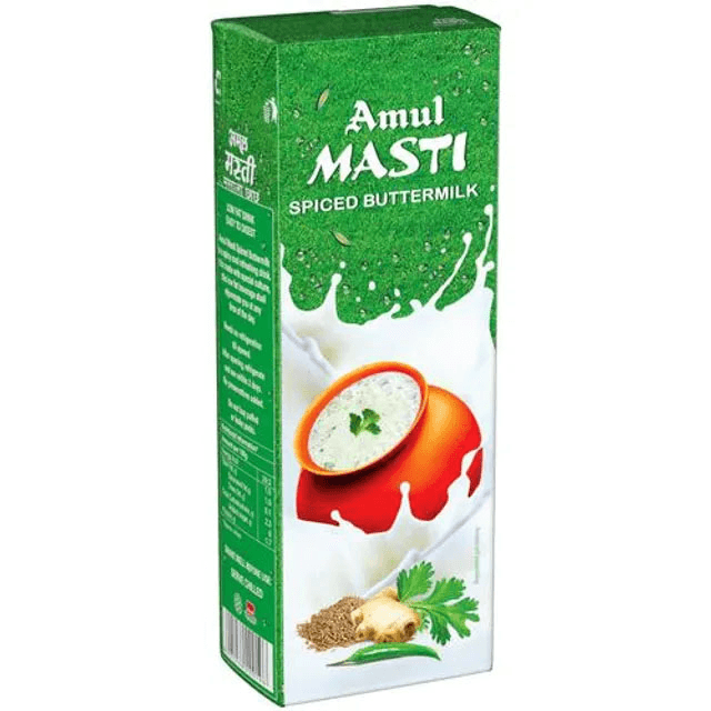 Buy Amul Masti Spiced Buttermilk 200 Ml – Tangy, Spicy Buttermilk In ...