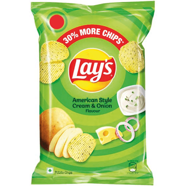 Lay'S American Style Cream & Onion Potato Chips 50 Gm