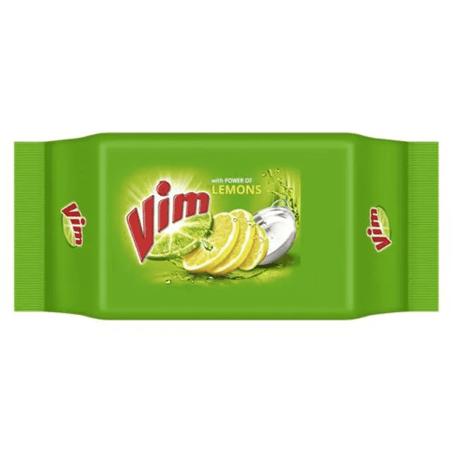 Vim Lemon Dishwash Bar Set 4*90 Gm - Powerful Grease Removal
