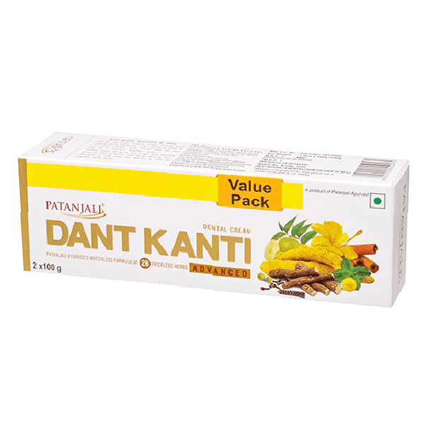 Patanjali Dant Kanti Advanced Dental Cream - Healthy Teeth