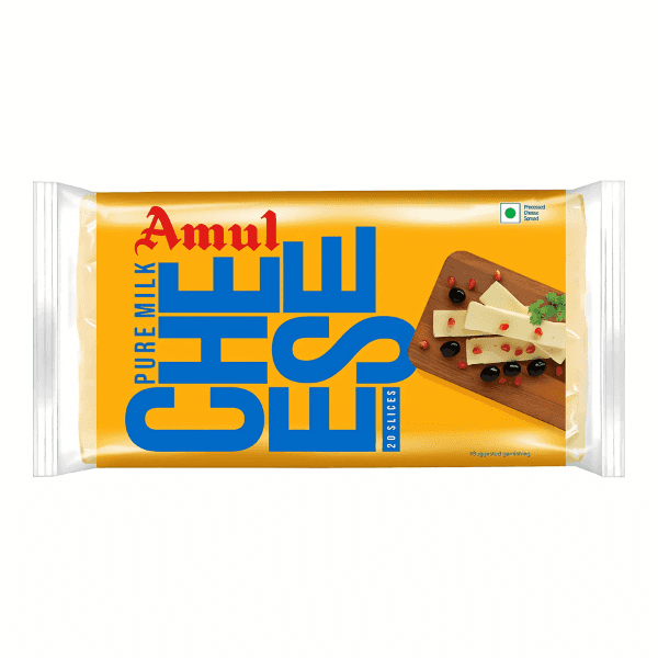 Amul Cheese Slices 20 Pcs - Creamy & Delicious | Perfect For Snacks