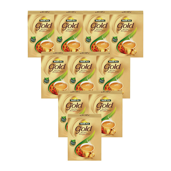 Tata Tea Gold 1 Kg (10 Packs Of 100 Gm) - Shop Best Price