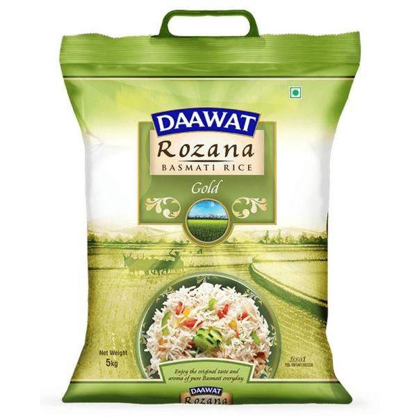 Daawat Rozana Gold Basmati Rice 5 Kg - Premium Quality