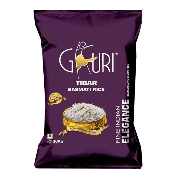 Gauri Tibar Basmati Rice 30kg - Authentic Flavor