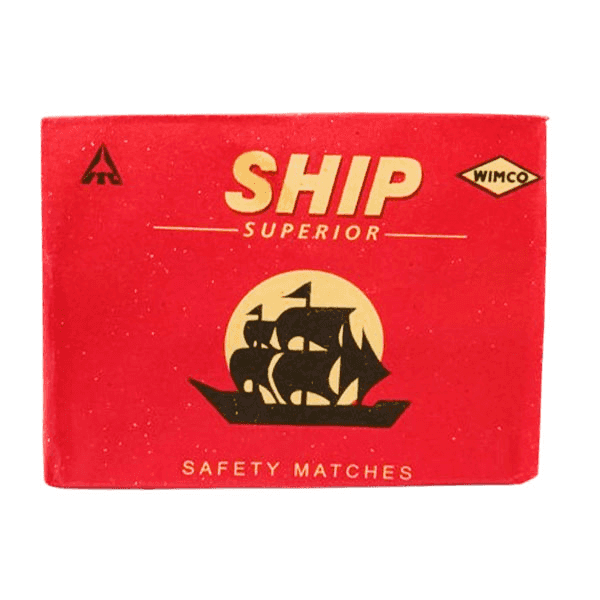 Ship Match Box 10 Pcs - Perfect For BBQ & Camping