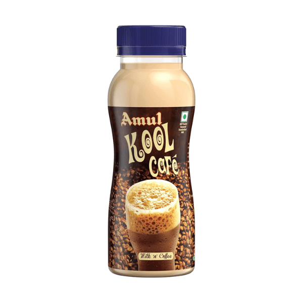 Amul Kool Cafe Milk 'N' Coffee 200 Ml – Rich Coffee Milk Drink