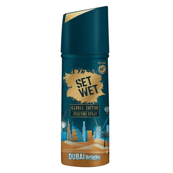 Set Wet Dubai Delights Perfume Spray 120 Ml | Buy 1 Get 1 Free