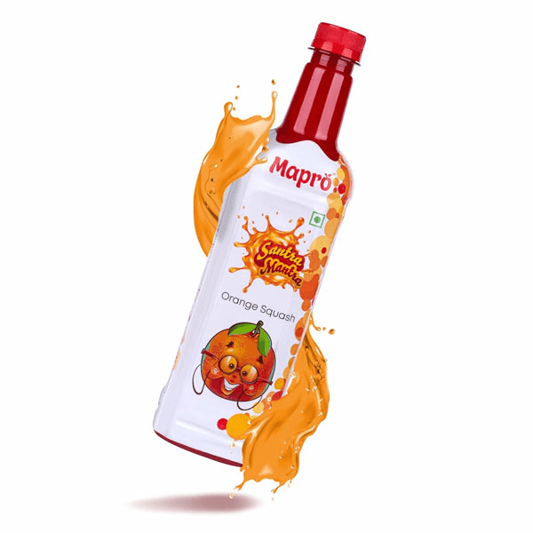 Mapro Santra Mantra Orange Squash 750 Ml - Refreshing Taste
