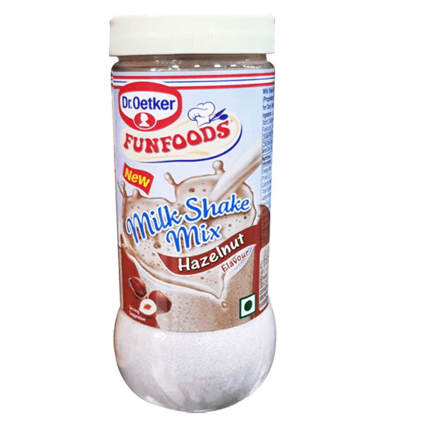 FunFoods Hazelnut Milkshake Mix - Creamy & Delicious 200g