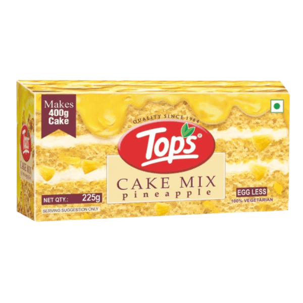 Tops Eggless Pineapple Cake Mix (Eggless)- Buy Online Near Me
