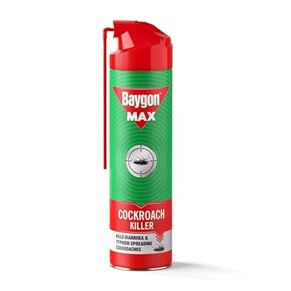 Baygon Max Cockroach Killer Spray 400ml - Fast & Effective