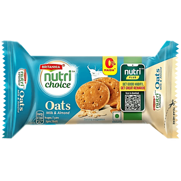 Britannia Nutri Choice Oats Cookies 75gm – Healthy & Tasty