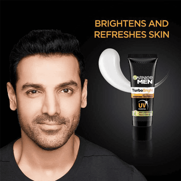 Garnier Men Turbo Bright Anti Pollution Brightening Moisturiser Cream 20 Gm