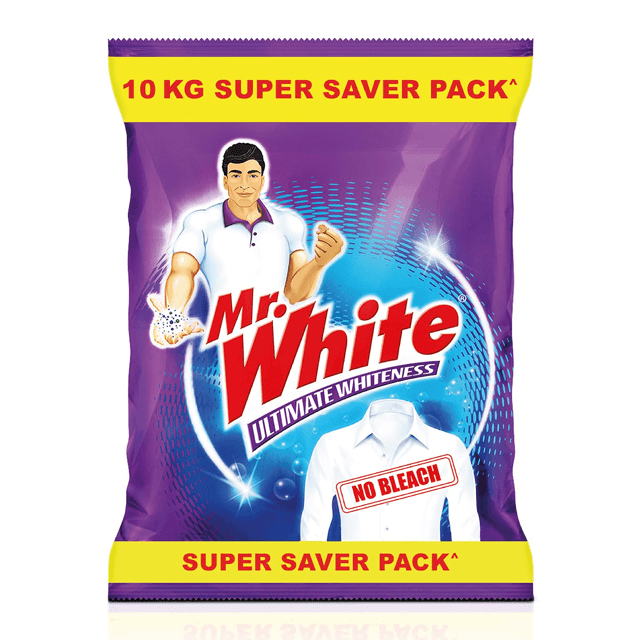 Mr. White Washing Powder 10 Kg - Stain Removal Power