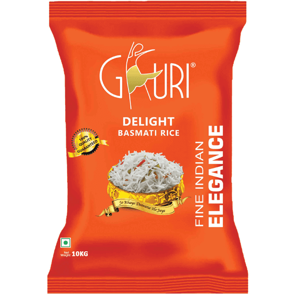 Buy Gauri Delight Basmati Rice 10kg - Long Grain & Fragrant