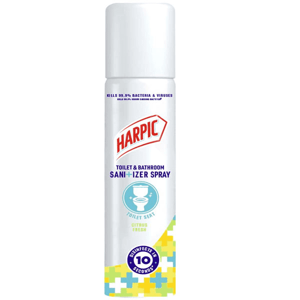Harpic Citrus Fresh Toilet & Bathroom Sanitizer Spray 90 Ml