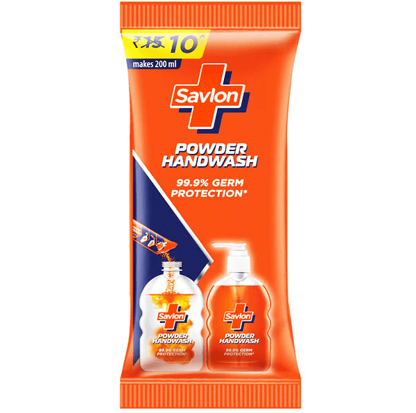 Savlon Powder Handwash 8.2 Gm - Effective Germ Protection