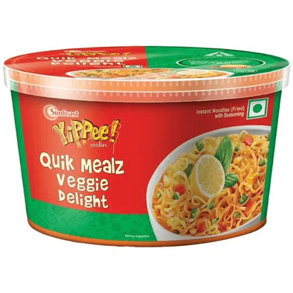 Sunfeast Yippee Quick Mealz Veggie Delight Instant Noodles 70 Gm