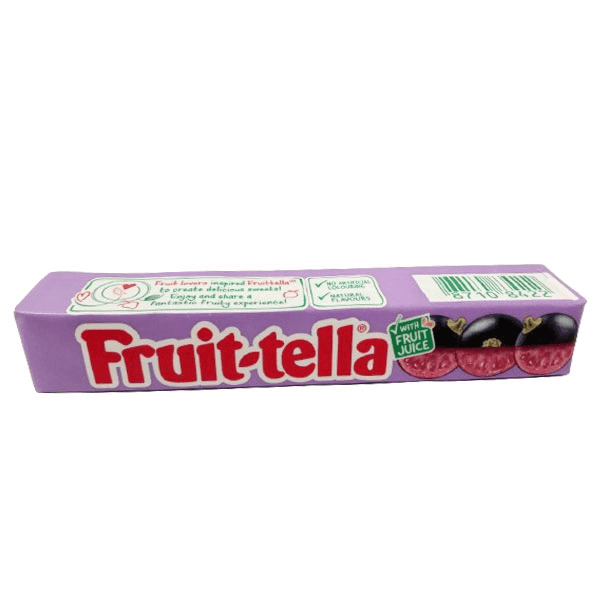 Fruit-Tella Black Currant 32.4 Gm–Enjoy The Sweet Tangy Flavor