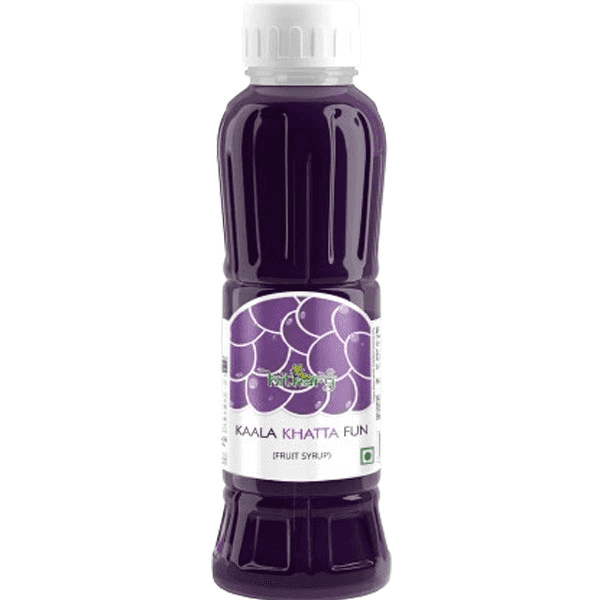 Hitkary Kaala Khatta Fun Fruit Syrup 700ml | Delicious Flavor