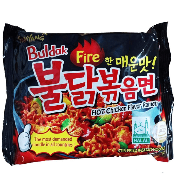 Samyang Buldak Rose Hot Chicken Flavour Ramen Instant Noodles 140 Gm