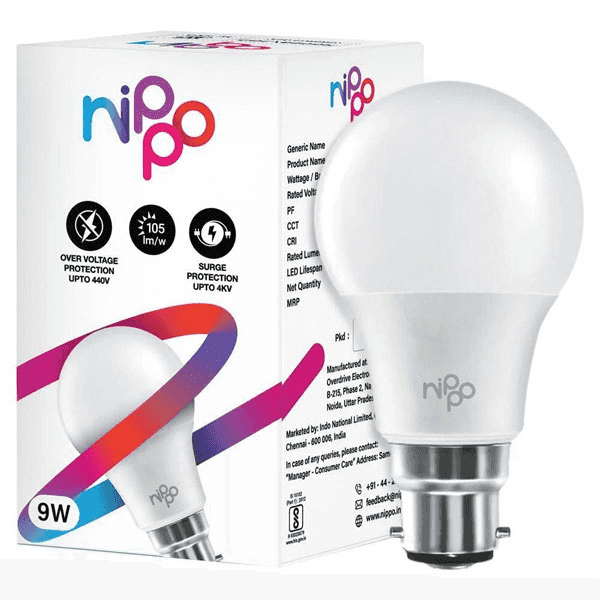 Nippo Led Bulb 9 Watt
