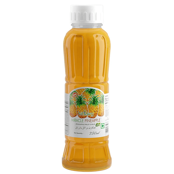 Hitkary Miracle Pineapple Fruit Syrup 700 Ml - Refreshing Taste